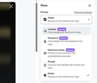 הטמעת סרטון vimeo במערכת - דפי נחיתה או פורטל קורסים - מרכז הידע של smoove